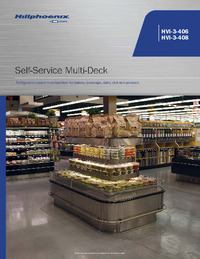 HVI-4-406R and HVI-4-408R Multi-Deck Self-Service Refrigerated Island ...